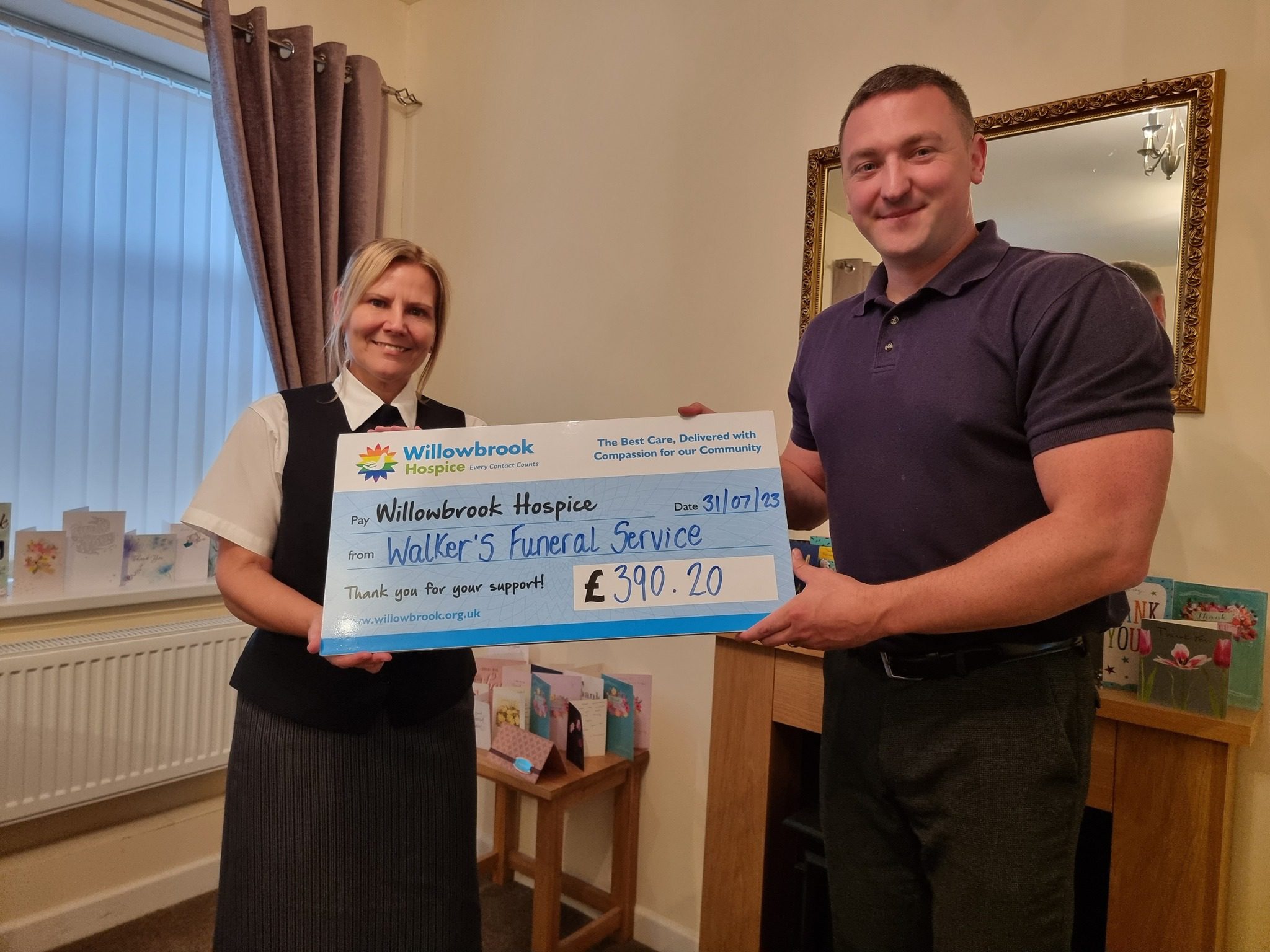 Thank you Walkers Funeral Service! | Willowbrook Hospice