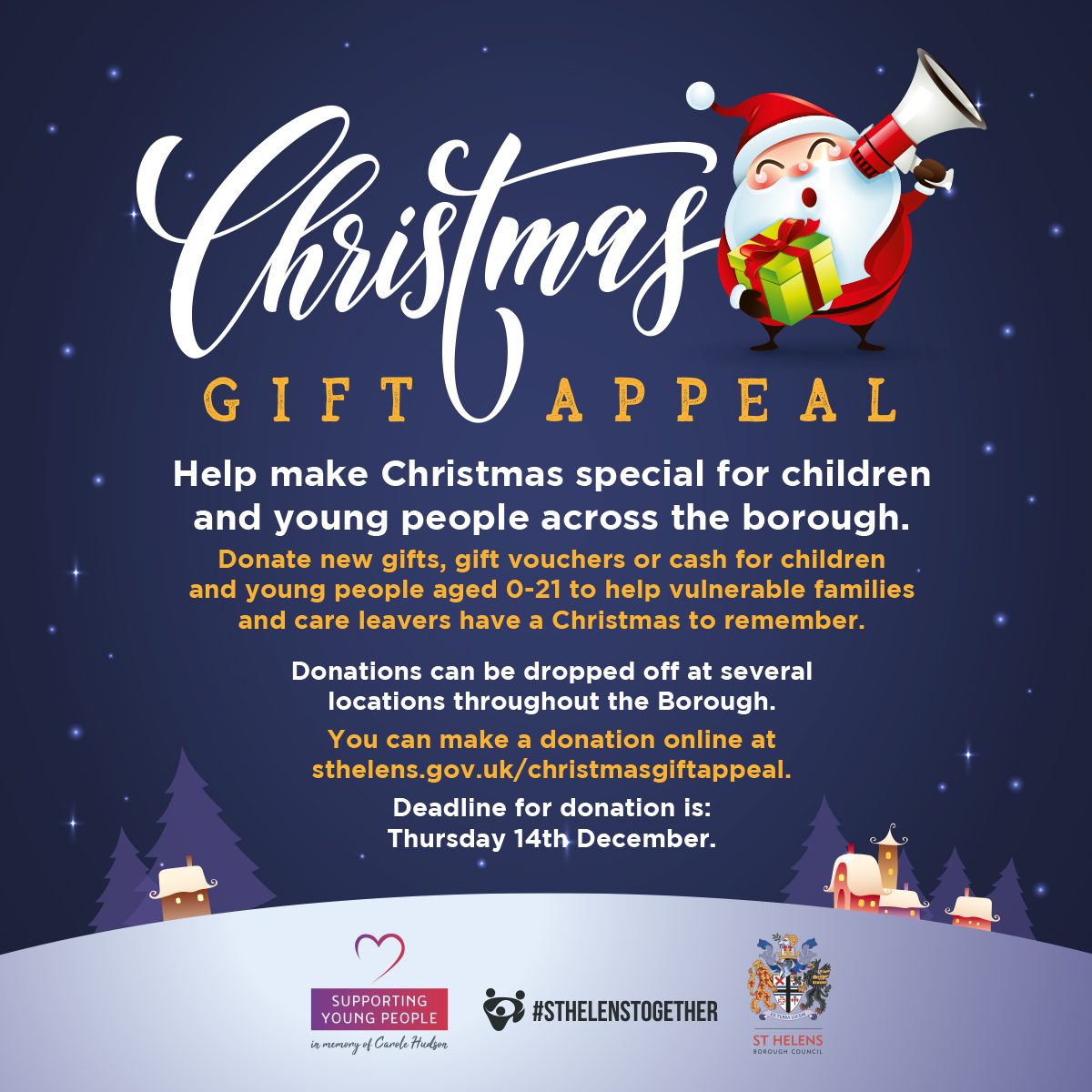 St Helens Council Christmas Gift Appeal Drop Off Point | Willowbrook ...
