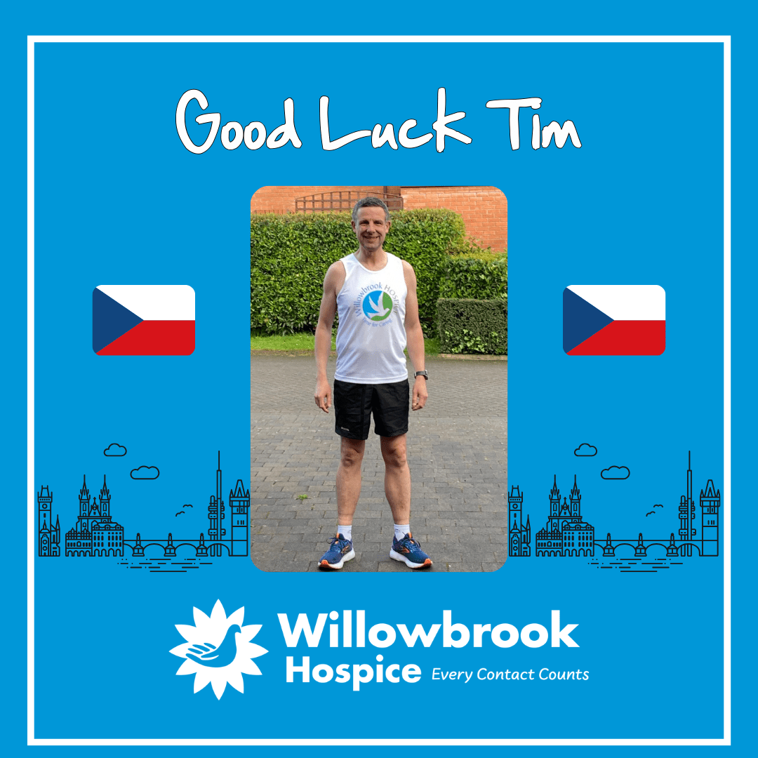 Good Luck to our Prague Marathon runner Tim! | Willowbrook Hospice
