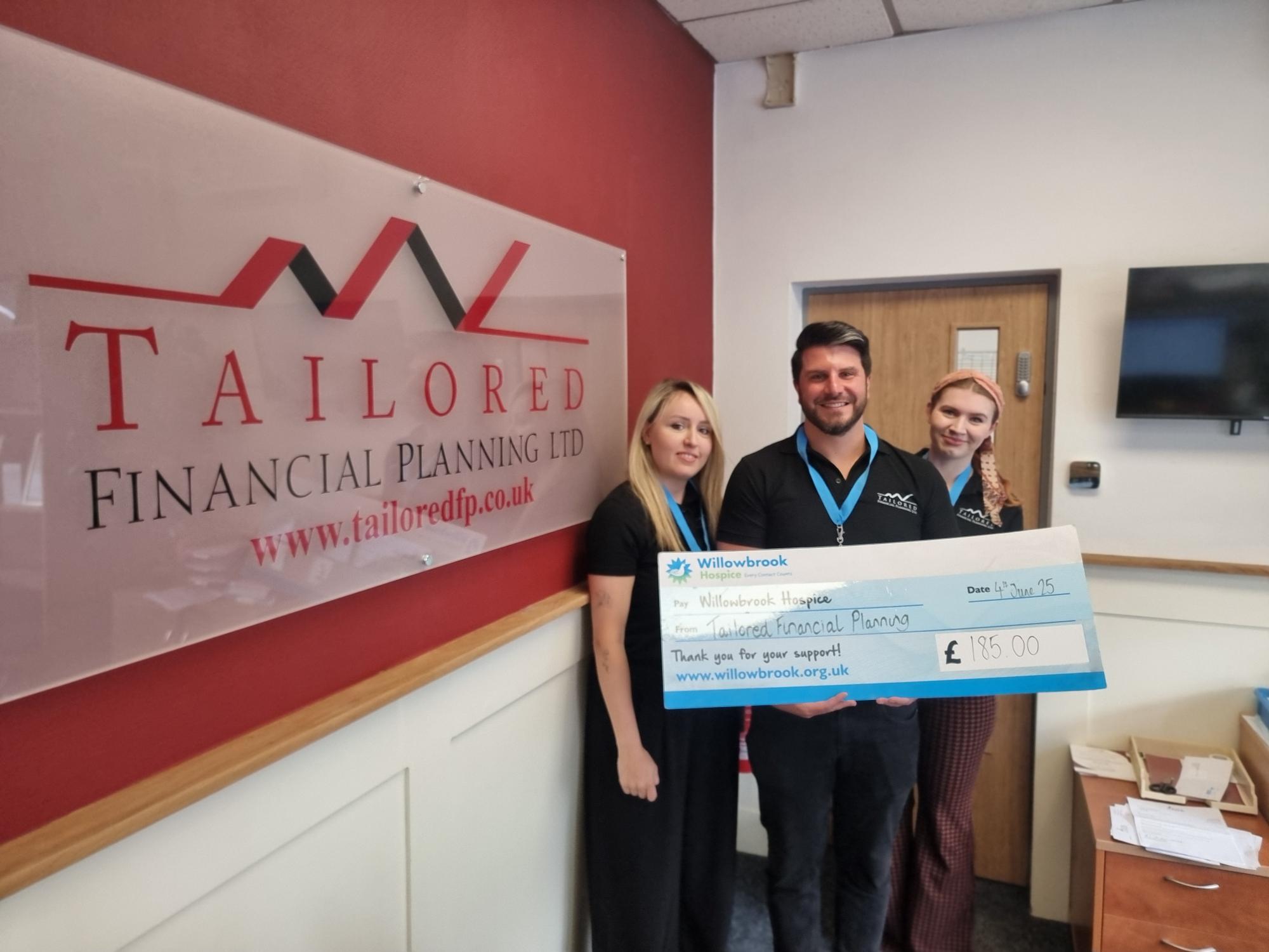 Tailored Financial Planning raises £185 for Willowbrook! | Willowbrook ...