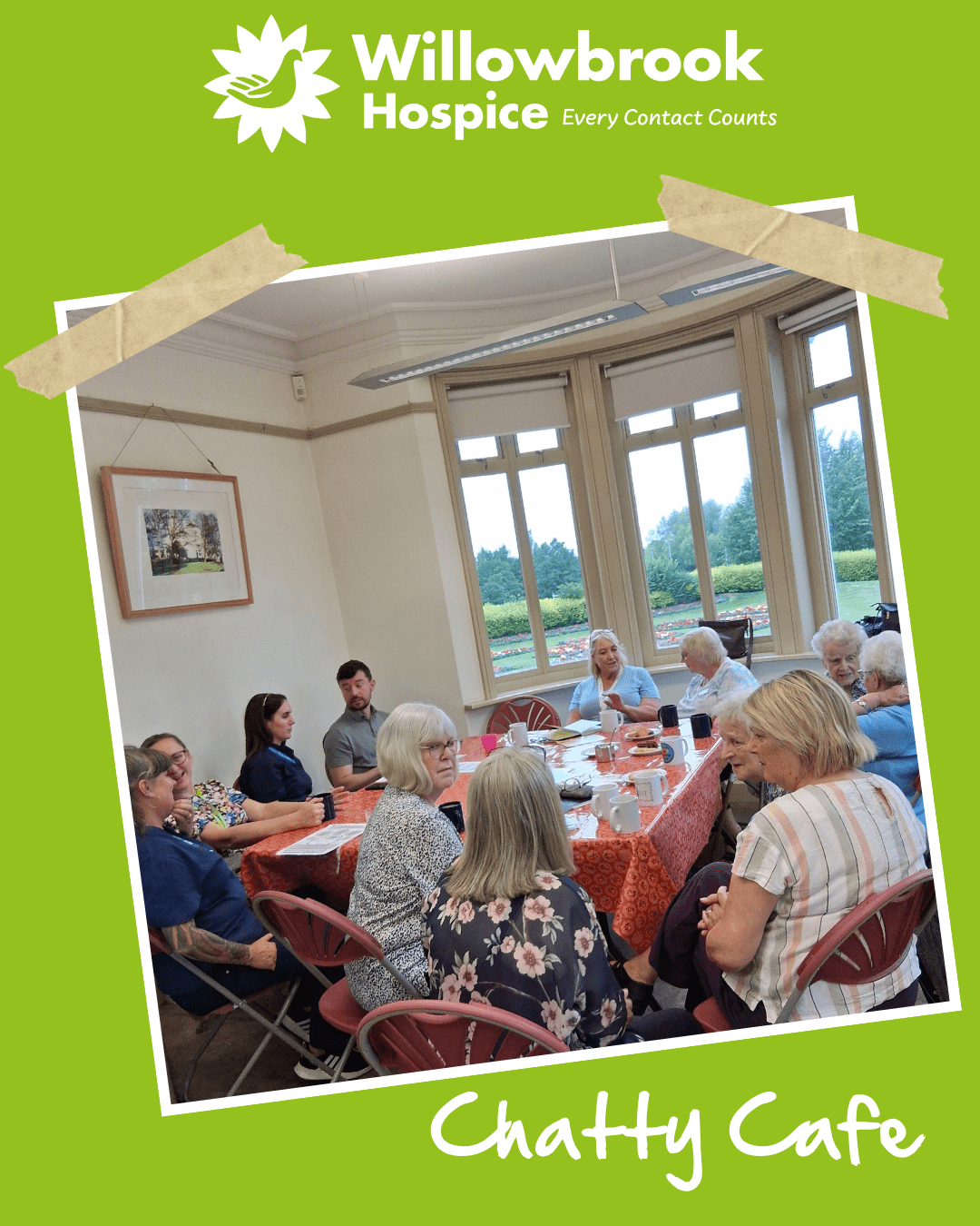 Victoria Park Chatty Cafe Success | Willowbrook Hospice
