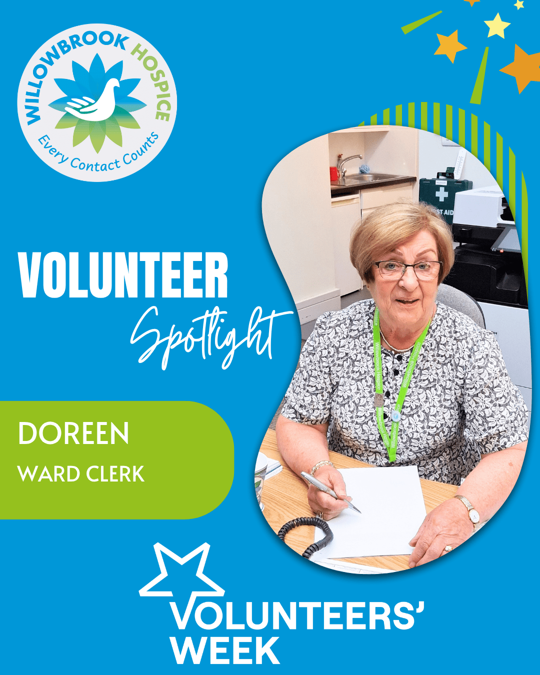 Volunteers' Story - Doreen's Story | Willowbrook Hospice